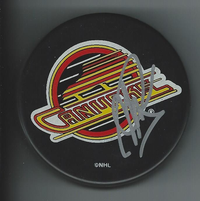 Robert Kron Signed Vancouver Canucks Puck Seattle Kraken | Autographia