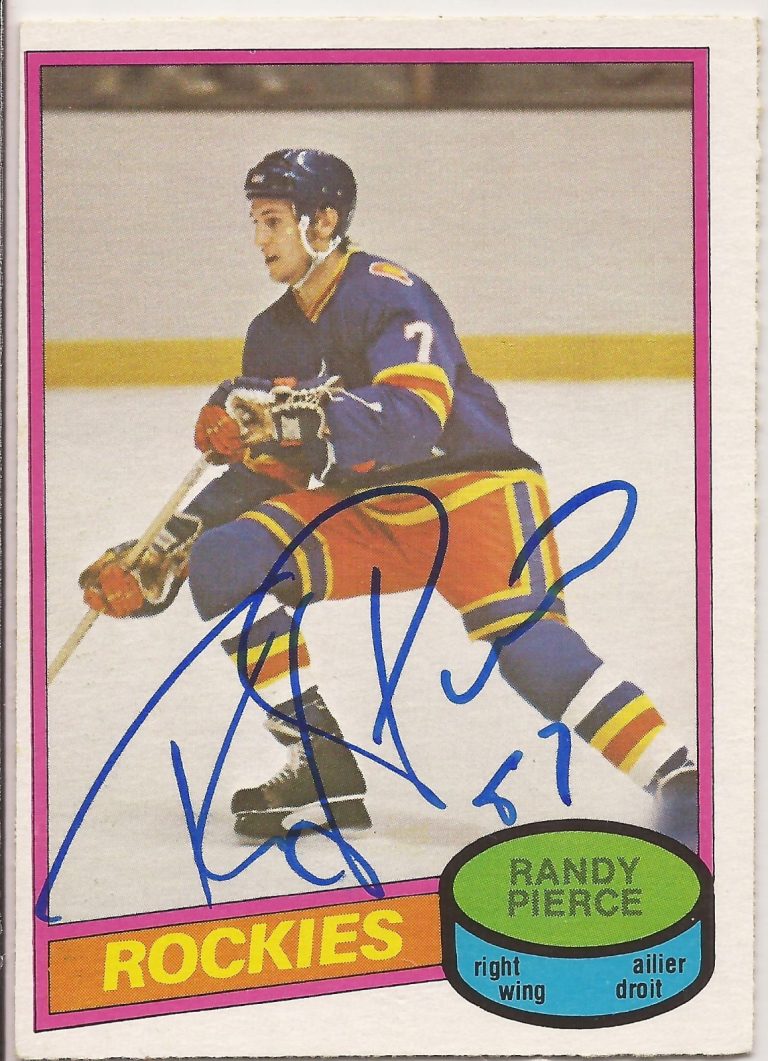Randy Pierce Signed 1980/81 O-Pee-Chee Card | Autographia