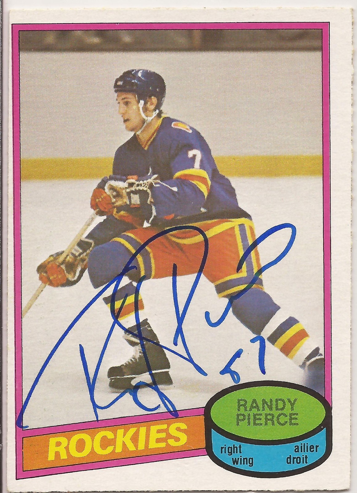 Randy Pierce Signed 1980/81 O-Pee-Chee Card | Autographia