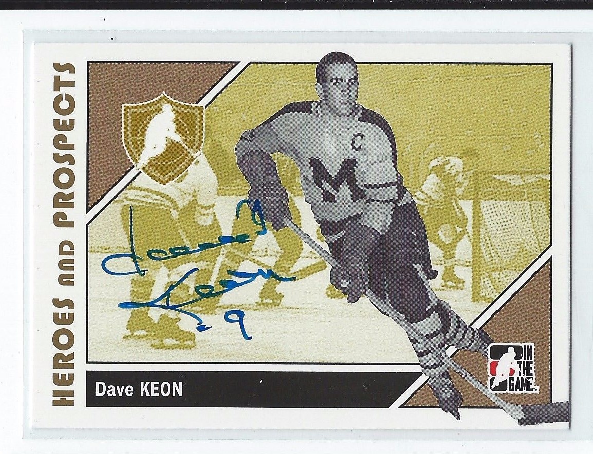 Dave Keon Signed 2007/08 Heroes and Prospects Card #11 | Autographia