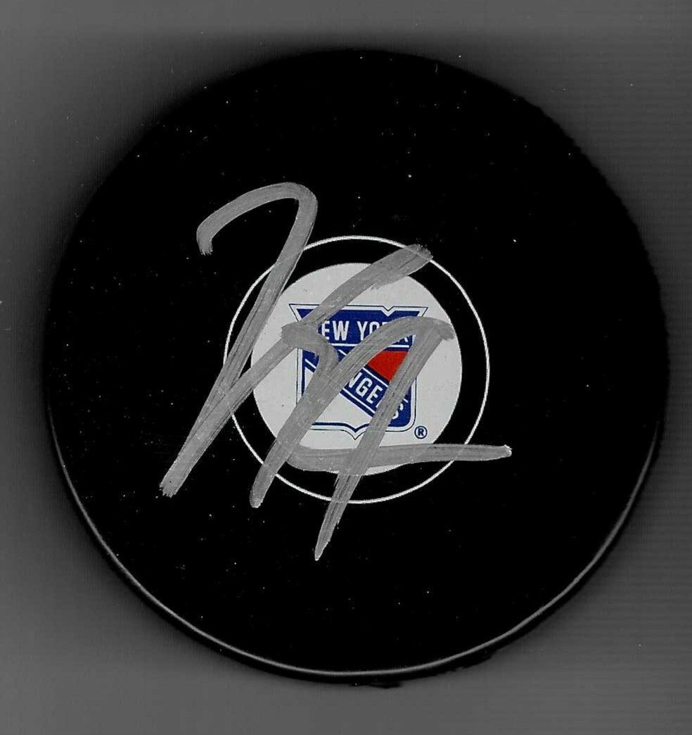 Kevin Hayes Signed New York Rangers Puck | Autographia