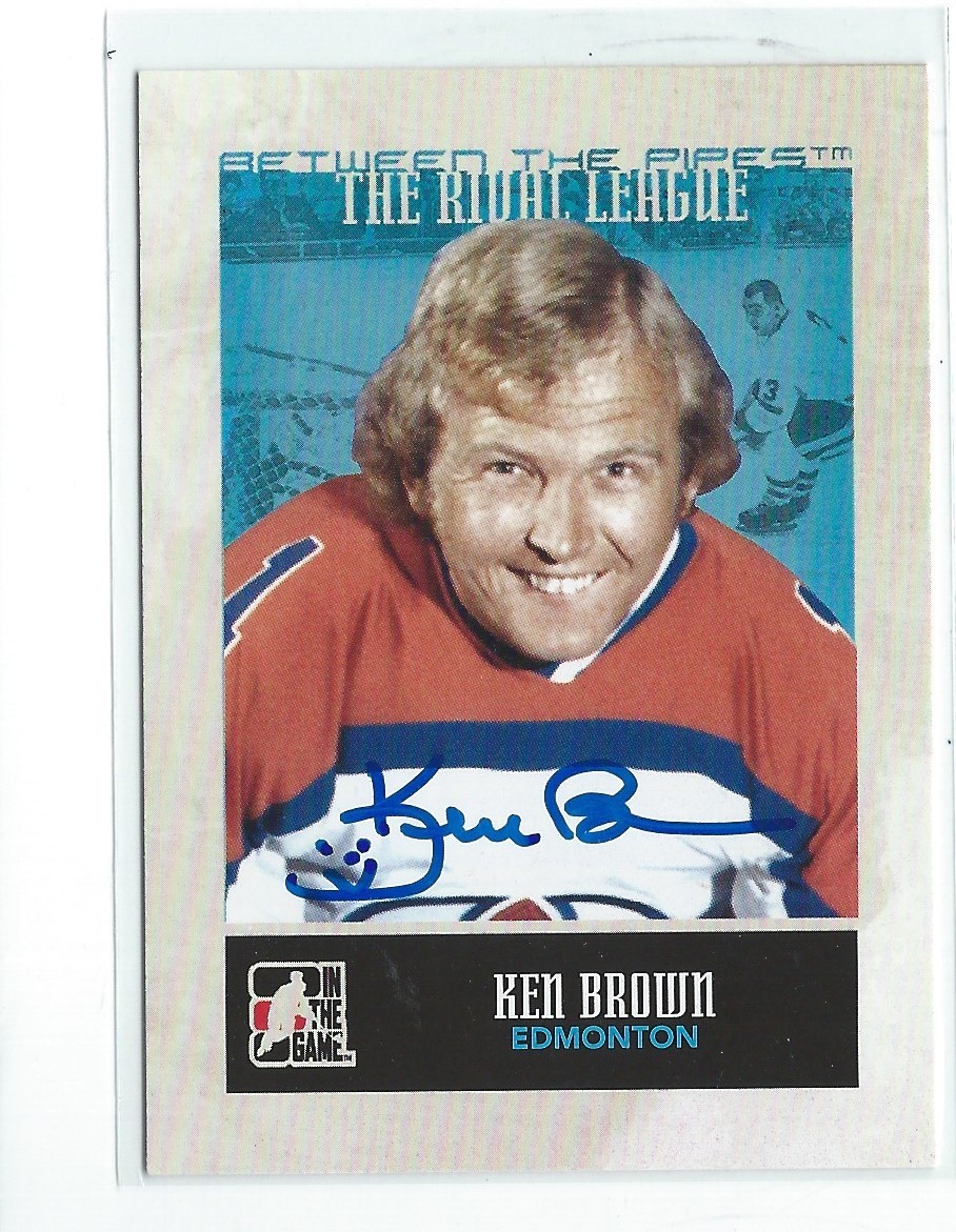 Ken Brown Signed 2009/10 Between the Pipes Card #149 | Autographia