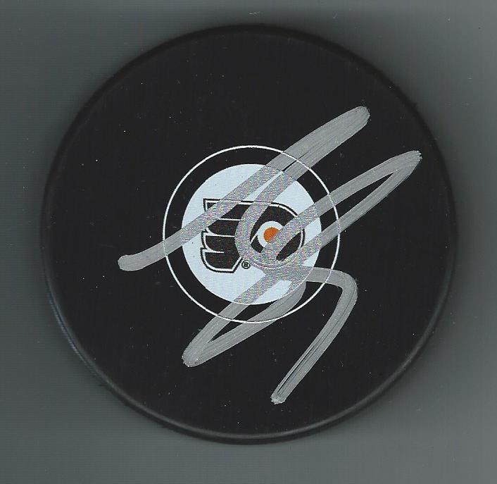 Isaac Ratcliffe Signed Philadelphia Flyers Puck | Autographia