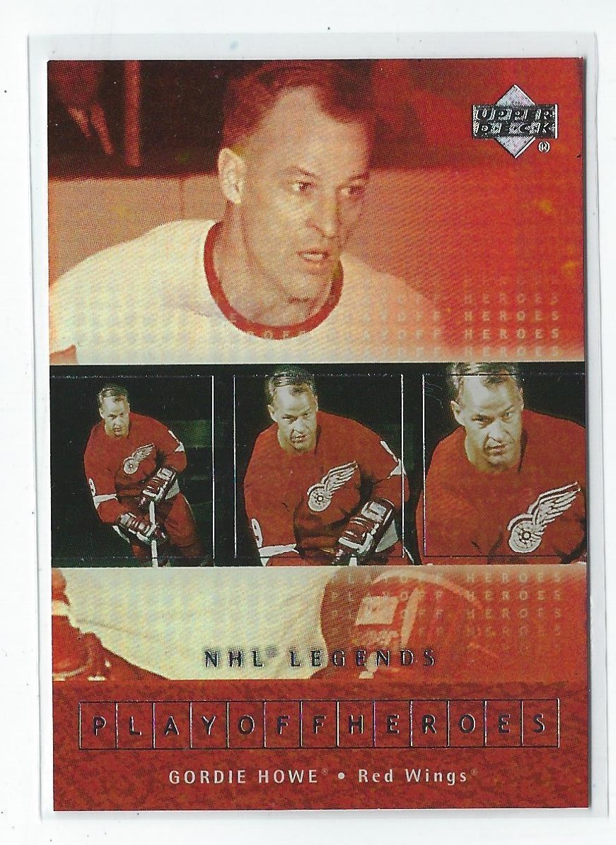 Gordie Howe 2000/01 Upper Deck Legends Playoff Heroes Card #PH9 ...