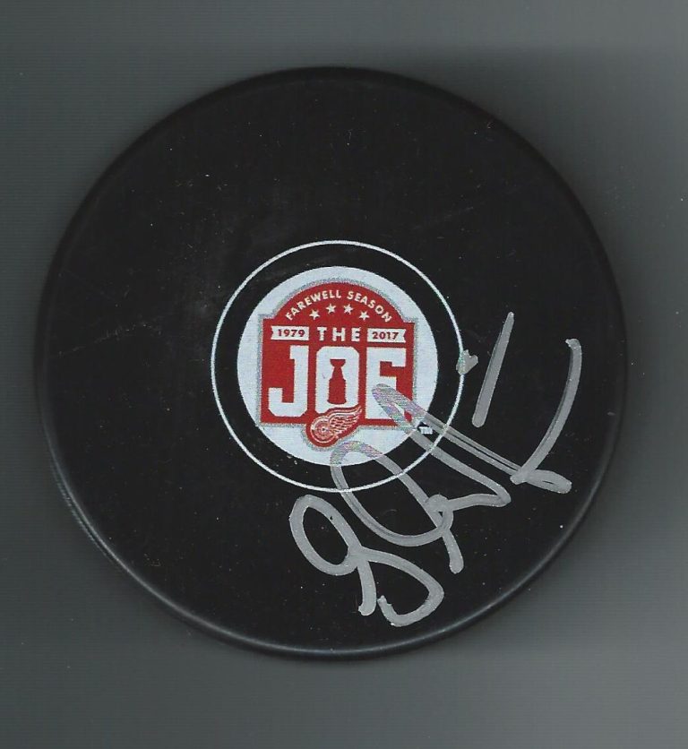 Greg Stefan Signed Detroit Red Wings Joe Louis Arena JLA Farewell ...