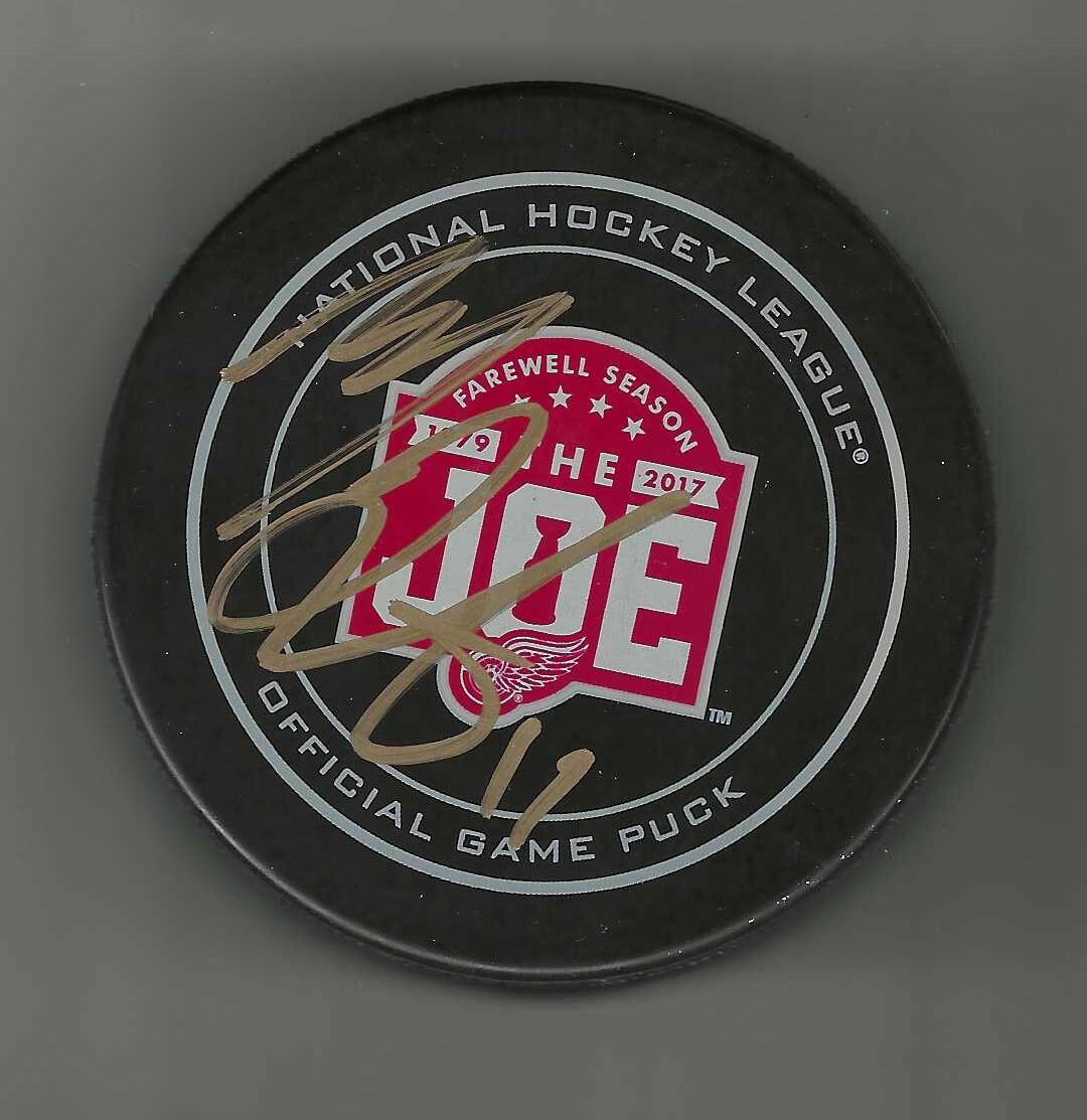 Mathieu Dandenault Signed Detroit Red Wings Joe Louis Arena Final ...
