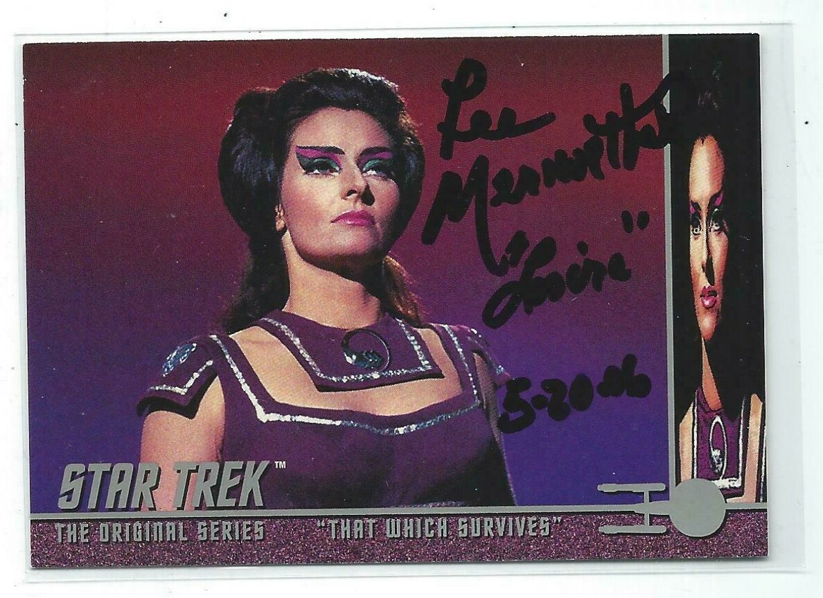 Lee Meriwether Signed 1999 Skybox Star Trek TOS Card #213 | Autographia