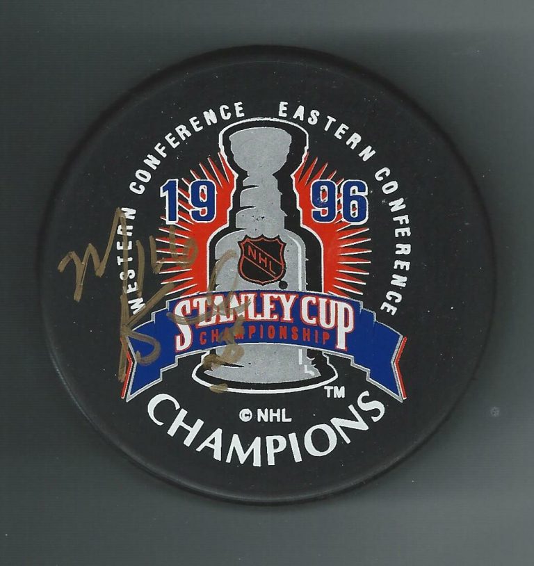 Mike Keane Signed Colorado Avalanche 1996 Stanley Cup Champions Logo ...