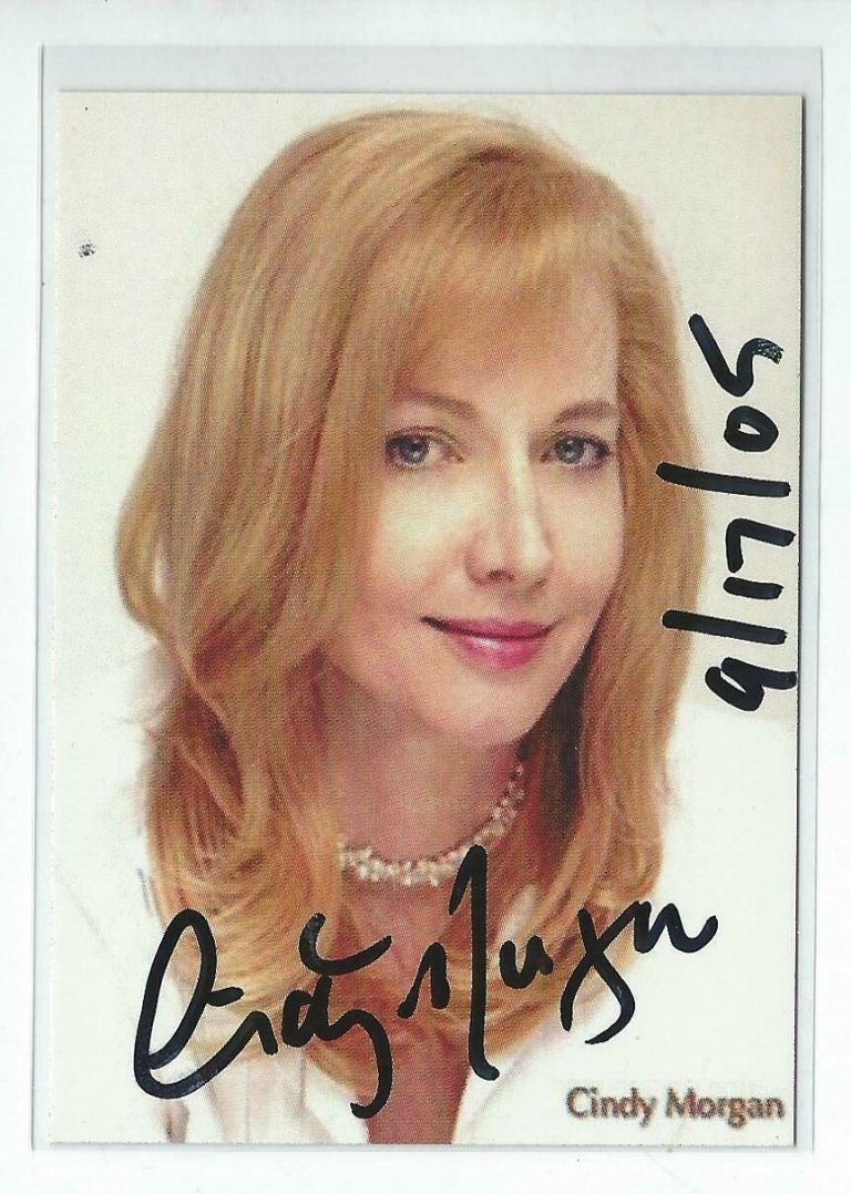 Cindy Morgan Signed 2005 Chicagoland Entertainment Expo Card Caddyshack ...