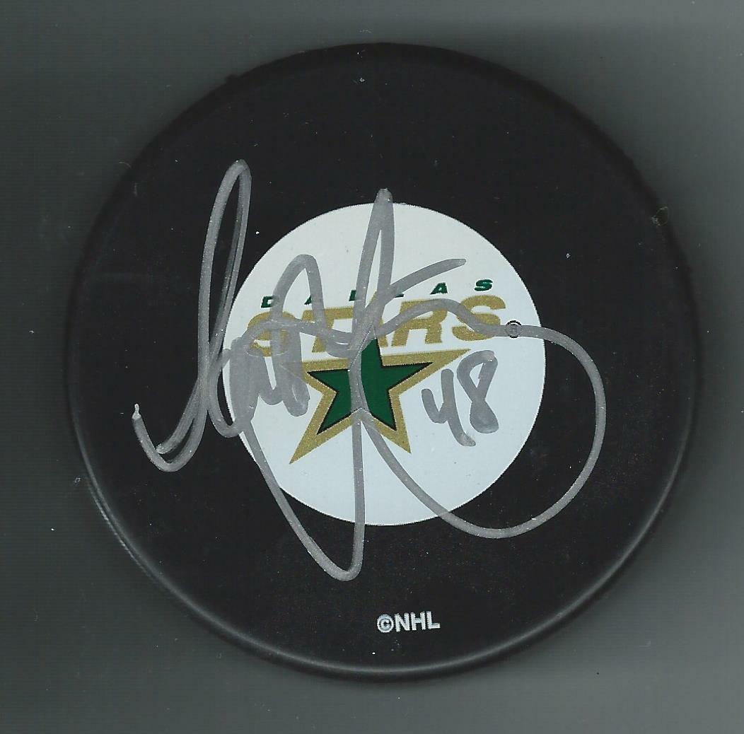 Scott Young Signed Dallas Stars Puck | Autographia