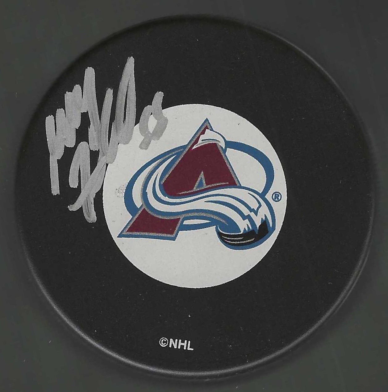 Kelly Fairchild Signed Colorado Avalanche Puck | Autographia