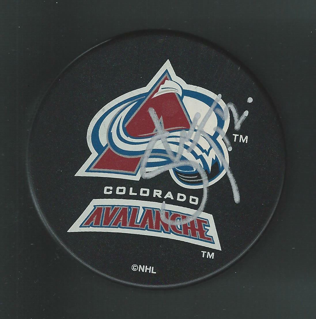 Shean Donovan Signed Colorado Avalanche Souvenir Puck | Autographia