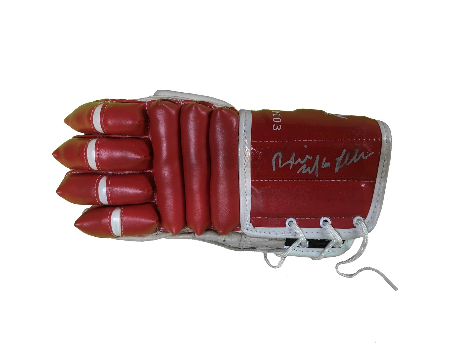 Brian MacLellan Signed Detroit Red Wings Vintage Left Hand Glove ...