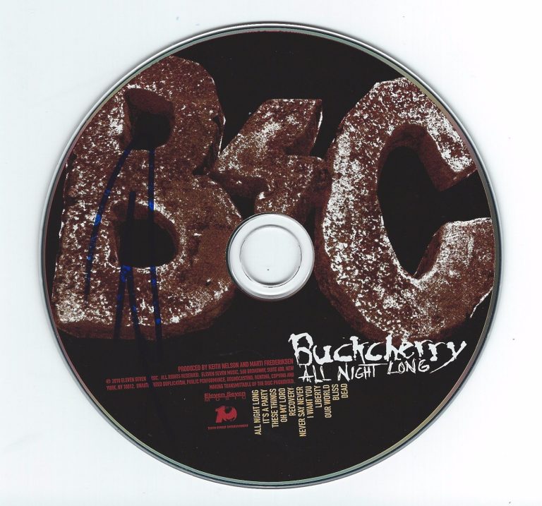 BUCKCHERRY LEAD SINGER JOSH TODD SIGNED ALL NIGHT LONG CD | Autographia