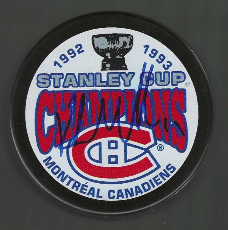 Kirk Muller Signed Montreal Canadiens 1993 Stanley Cup Championship ...
