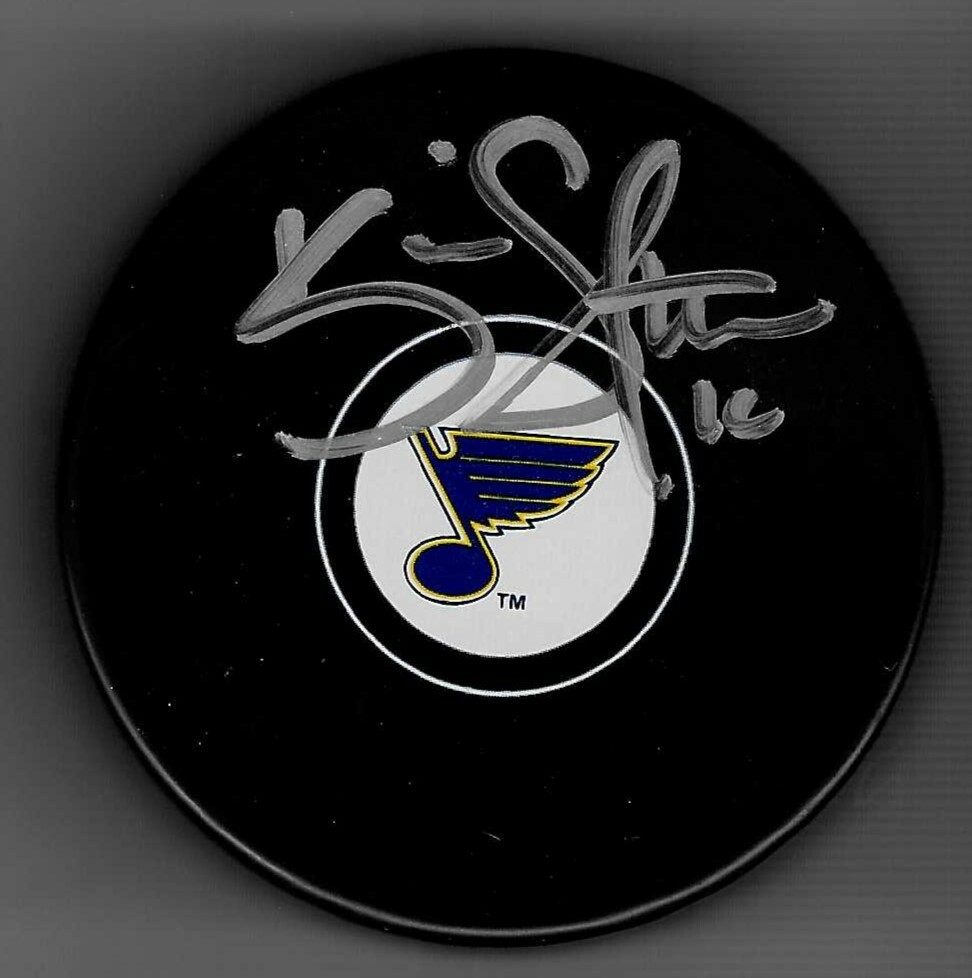 Kevin Shattenkirk Signed St Louis Blues Puck | Autographia