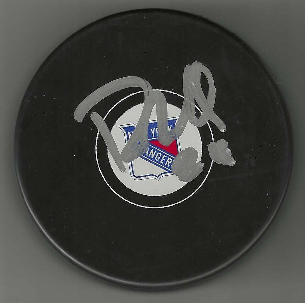 Randy Moller Signed New York Rangers Puck | Autographia