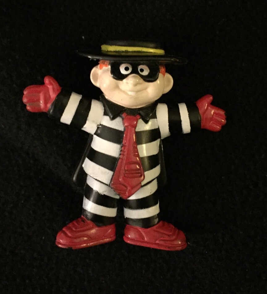 Andrew Hammond Signed 1990's Hamburglar Happy Meal Figure Minnesota ...