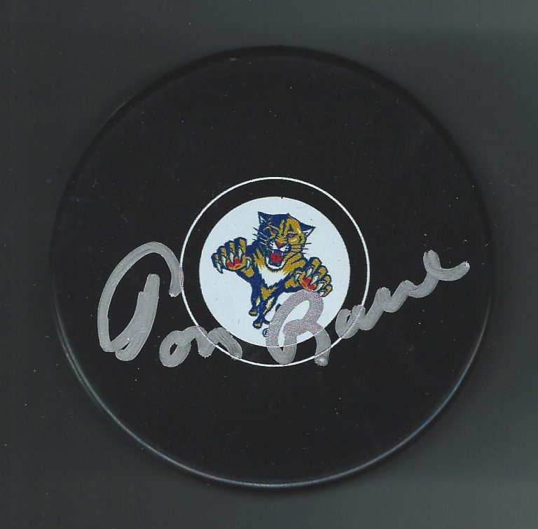 Tom Rowe Signed Florida Panthers Puck | Autographia