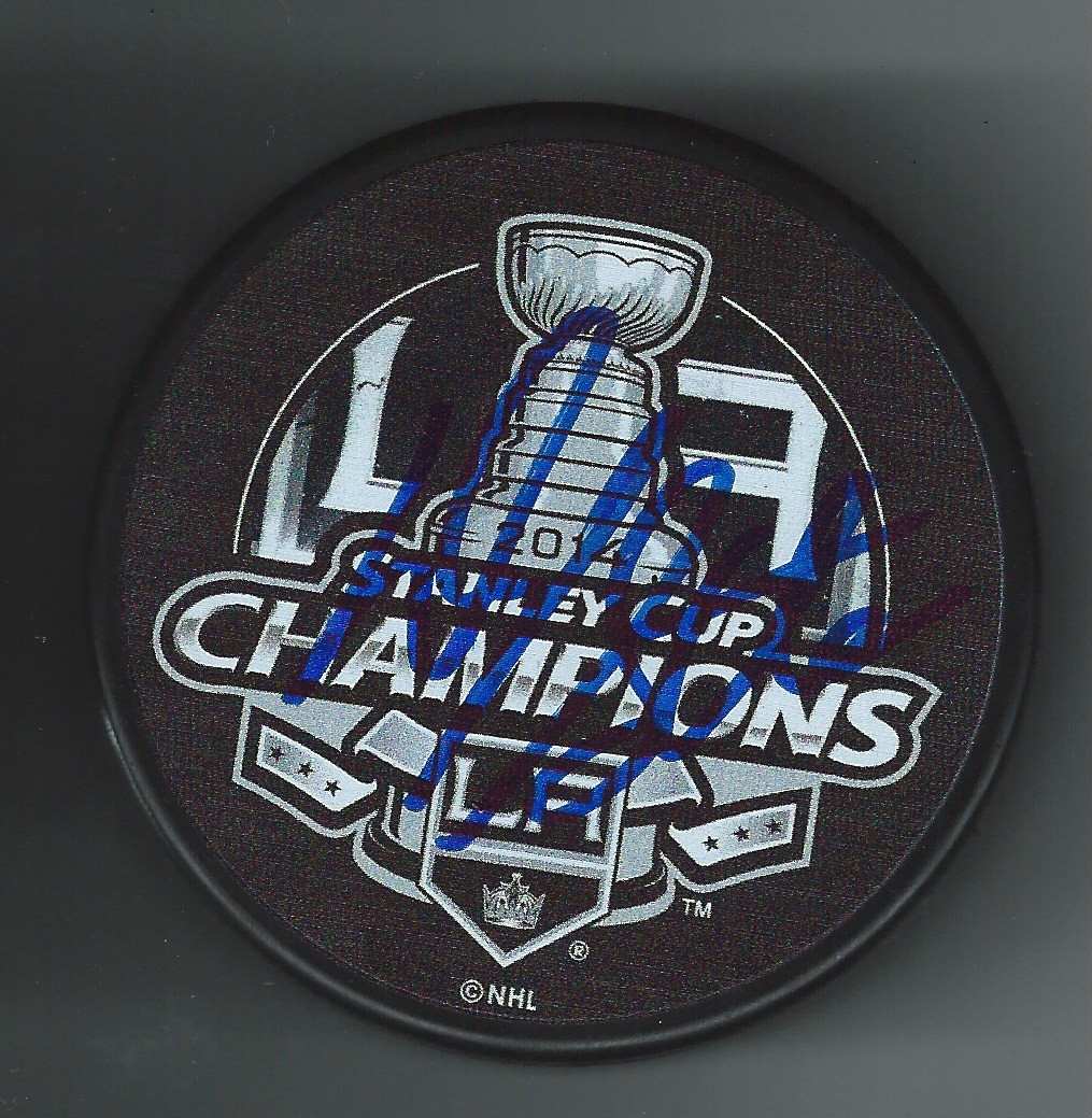 Darryl Sutter Signed Los Angles Kings 2014 Stanley Cup Champions Puck ...