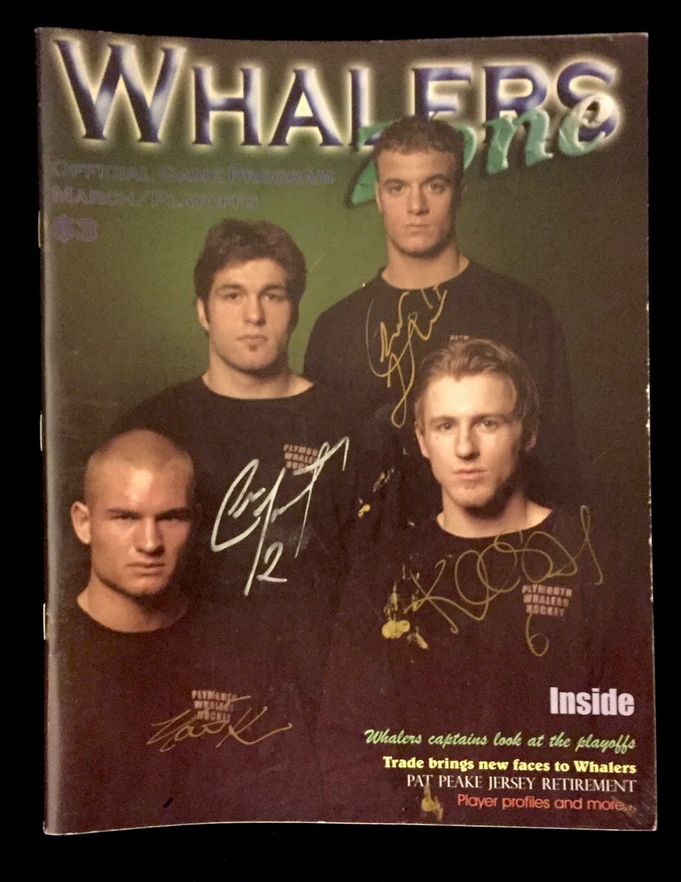 Cole Jarrett Chad LaRose Karl Stewart Nate Kiser Signed Plymouth ...