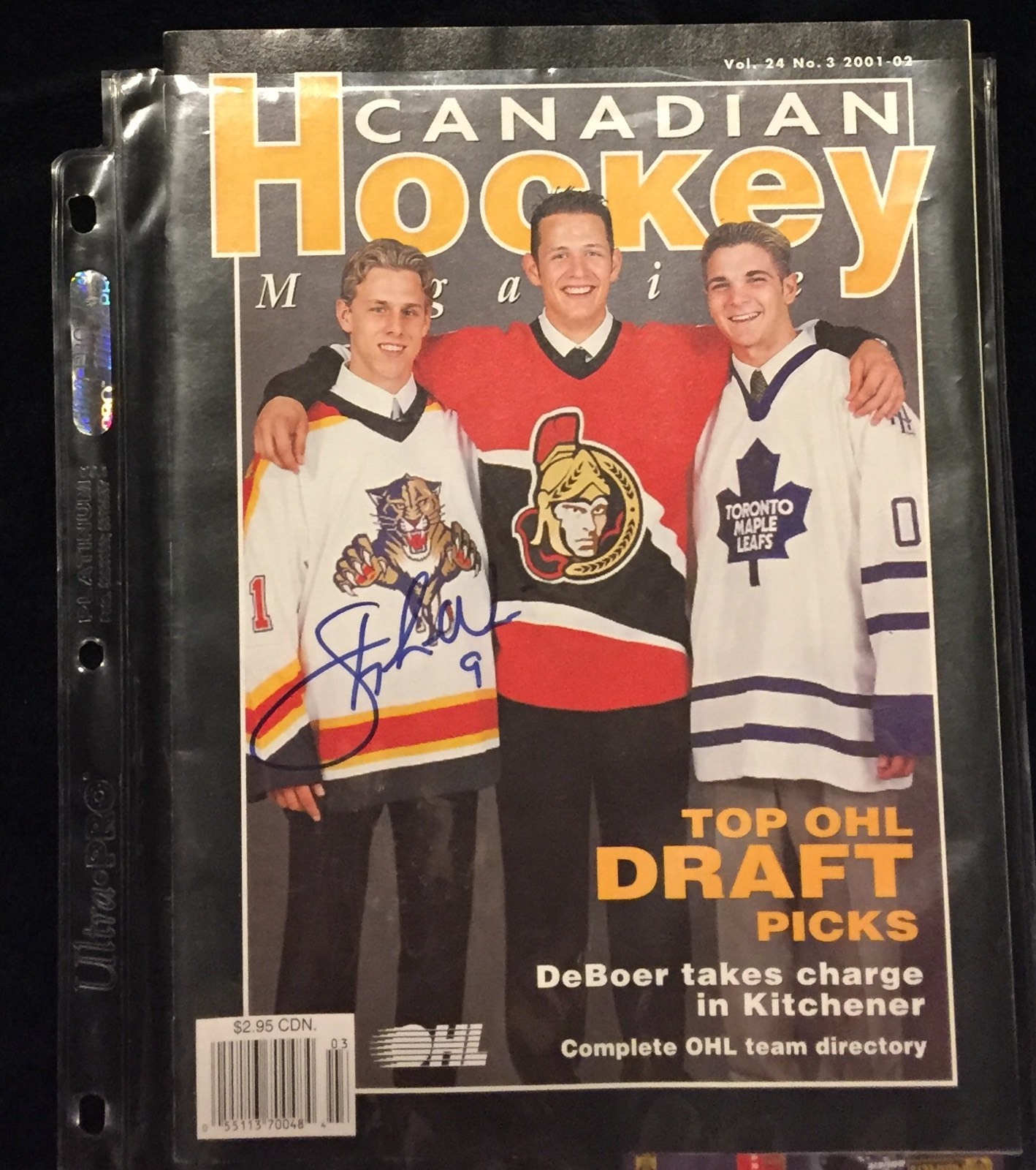 Stephen Weiss Signed Canadian Hockey Magazine | Autographia