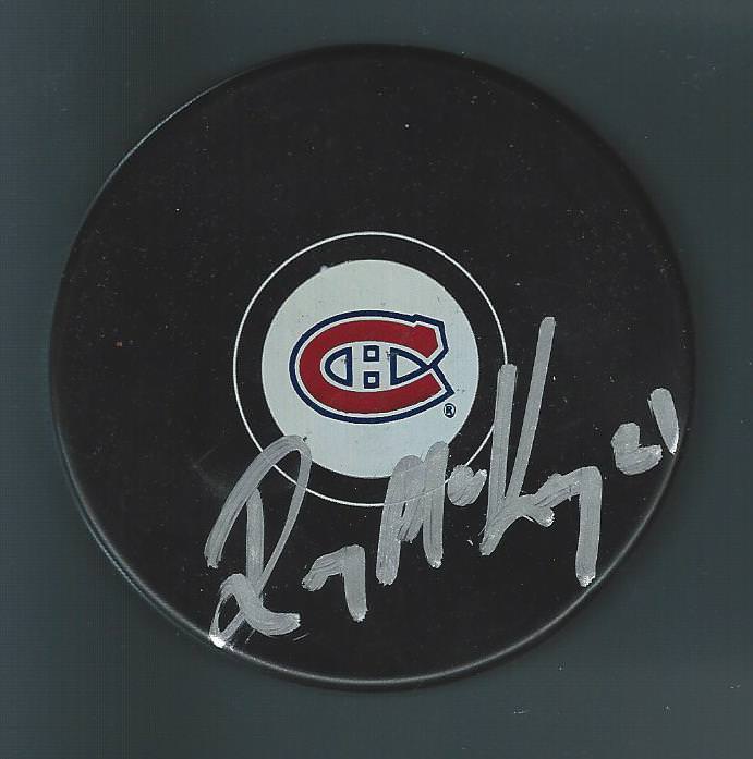 Randy McKay Signed Montreal Canadiens Puck | Autographia
