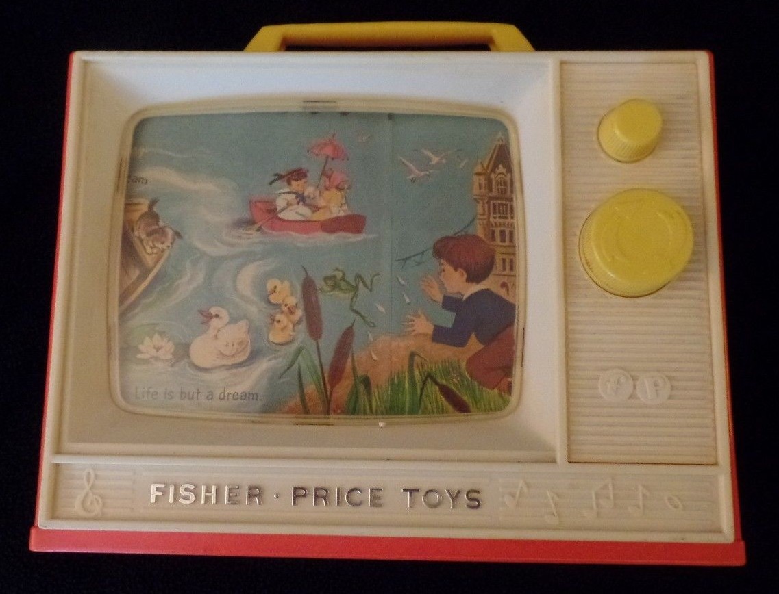 Fisher Price Toys Two Tune Giant Screen Music Box 1966 | Autographia