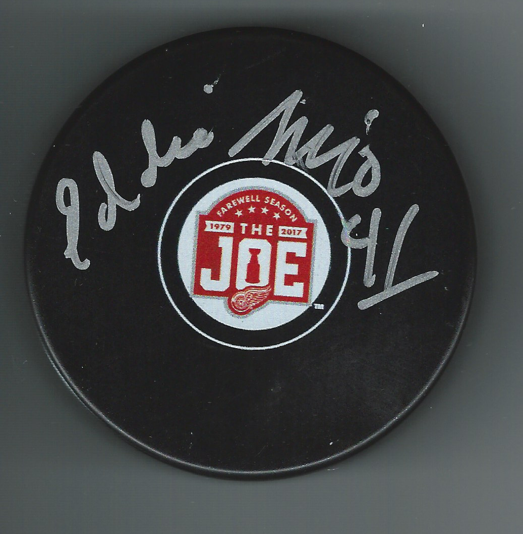 Eddio Mio Signed Detroit Red Wings Joe Louis Arena JLA Farewell Season ...