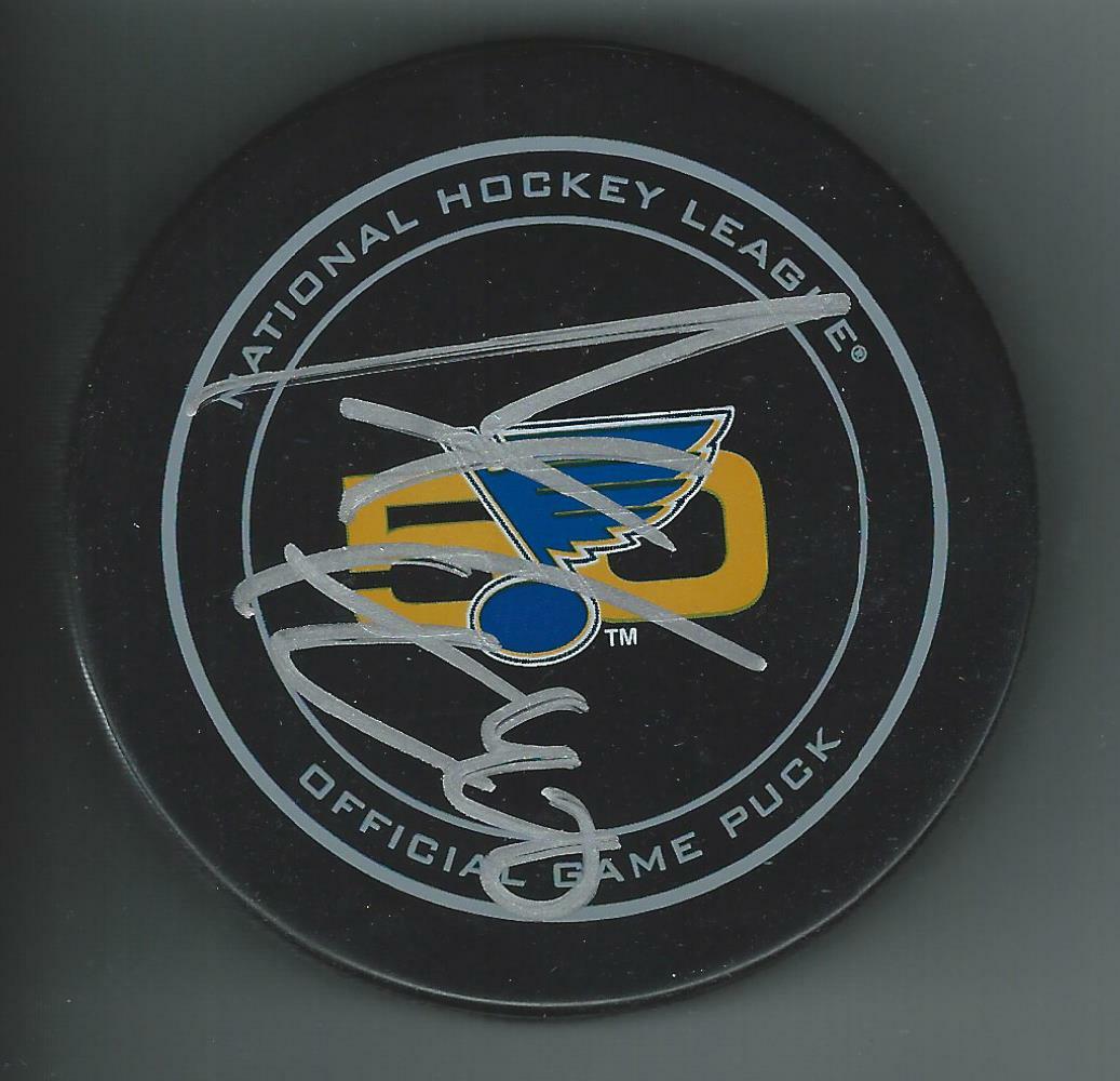 Carter Hutton Signed St Louis Blues 50th Anniversary NHL 100 Official ...
