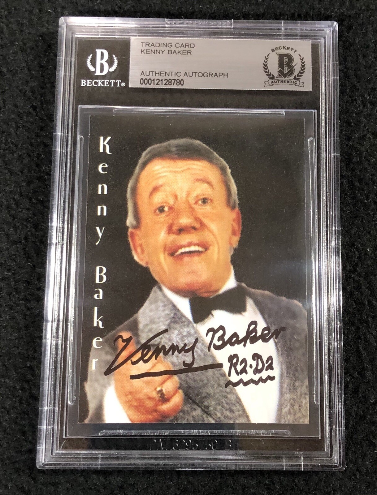 Kenny Baker Signed Chicagoland Expo Issued Card Beckett Certified Star ...