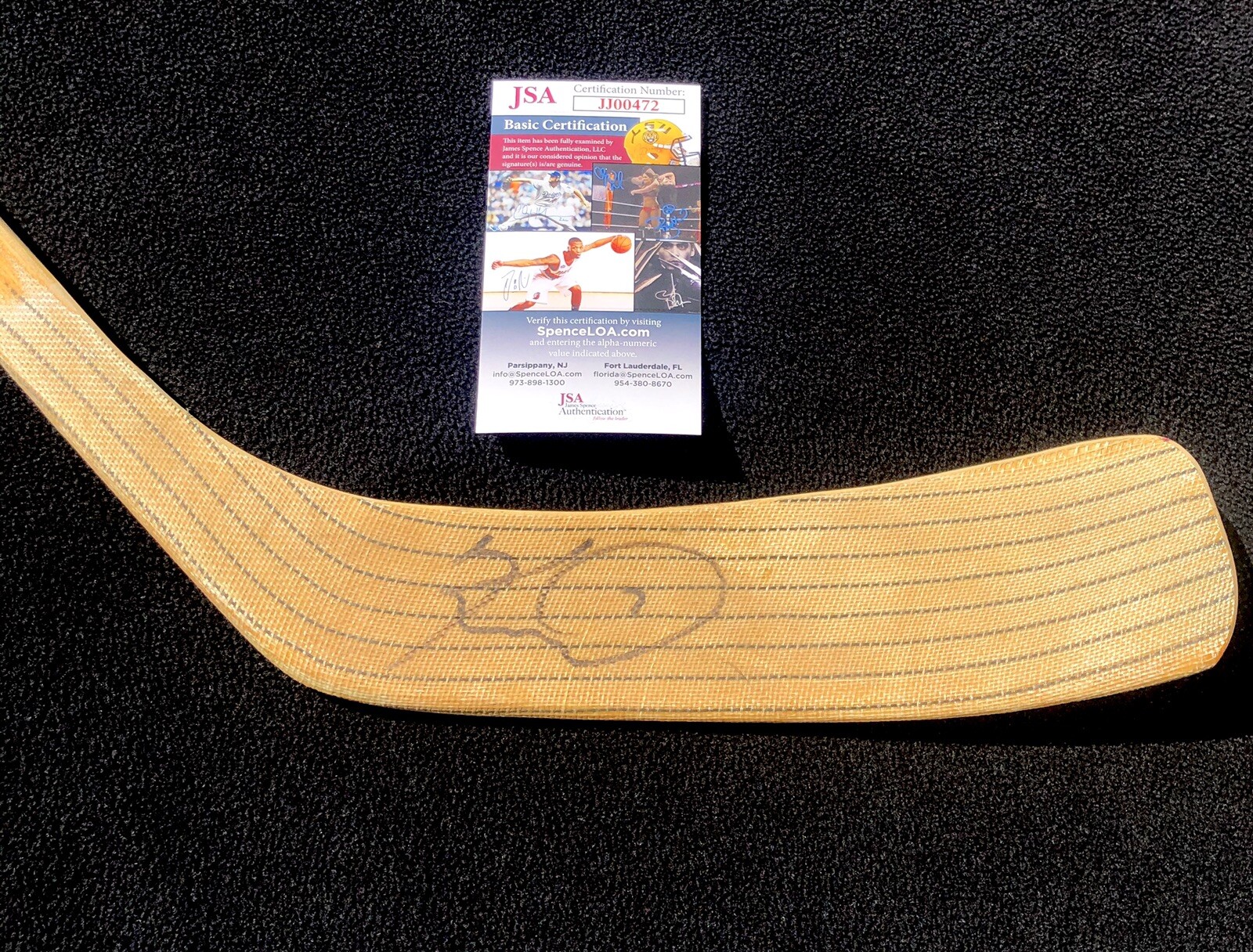 Keith Tkachuk Signed Phoenix Coyotes "Captain Coyote" Stick JSA COA ...