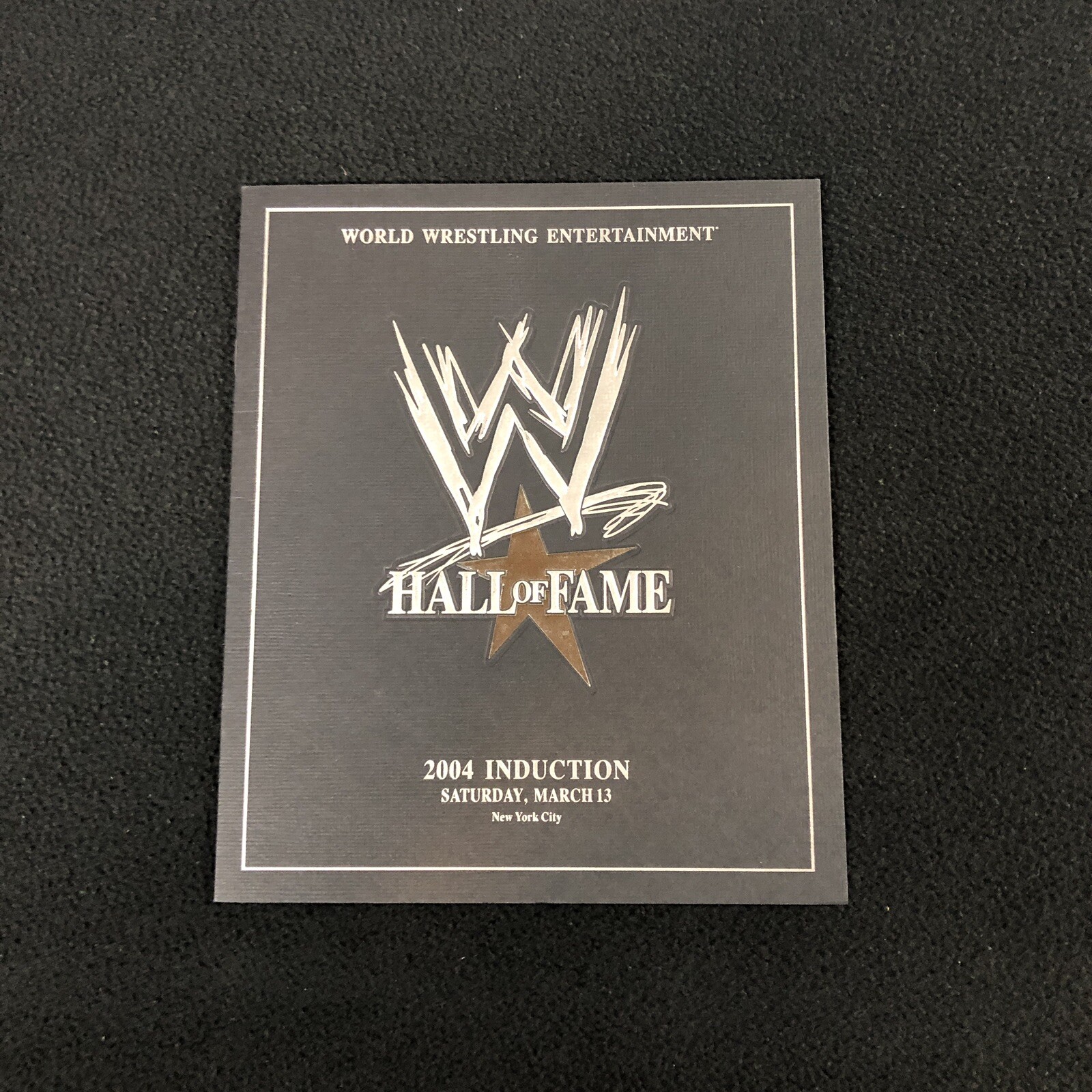 WWE HOF Class Of 2004 Program Completely Signed By 9 JSA LOA COA WWF ...