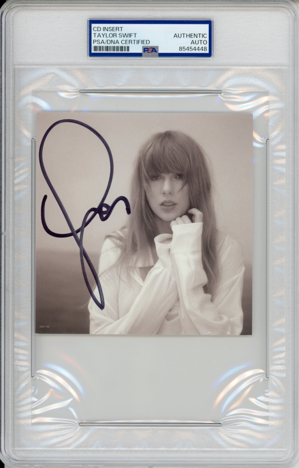 Signed TAYLOR SWIFT TTPD Tortured Poets Dept Picture PSA DNA COA ...
