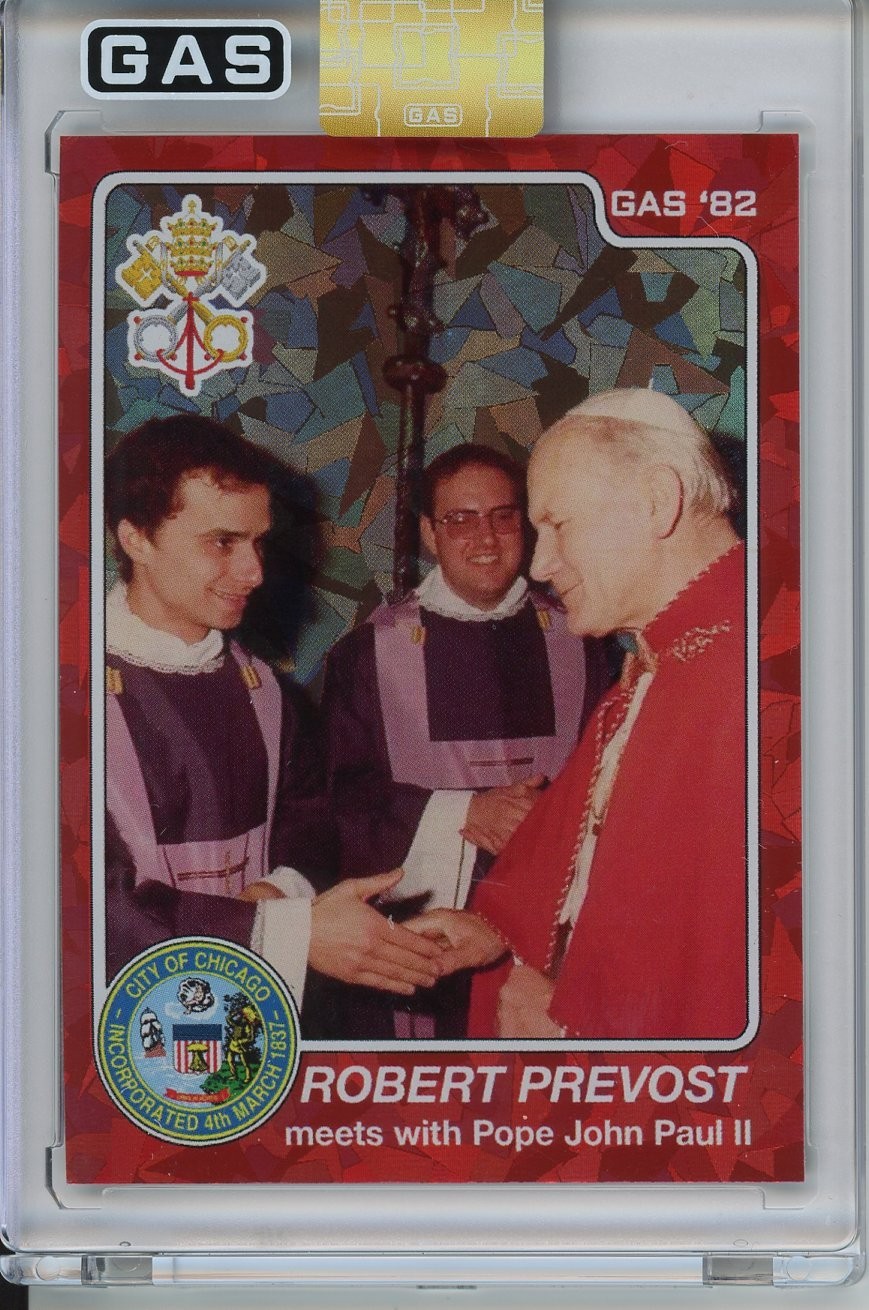2025 GAS Trading Cards Pope Leo XIV Rookie Card RC Robert Prevost #'d ...