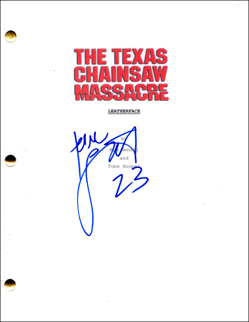 John Larroquette Signed Autograph The Texas Chain Saw Massacre Full ...
