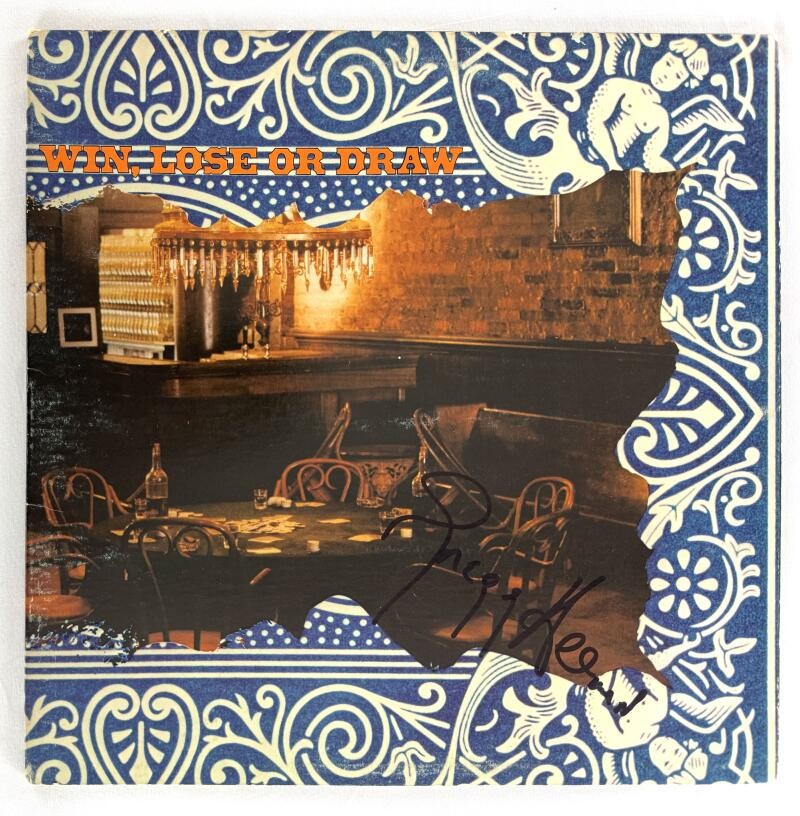 Gregg Allman Brothers Signed Autograph Album Vinyl Record Win Lose Draw ...