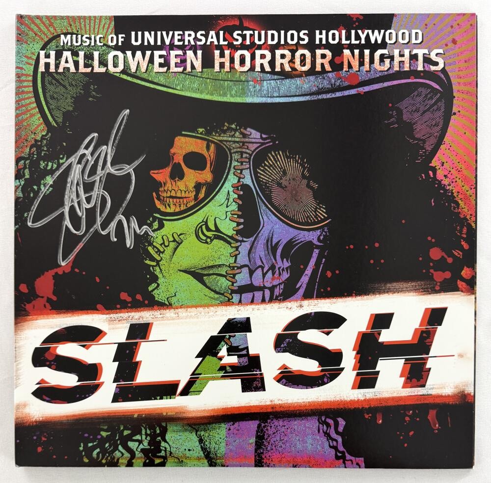 Slash GnR Signed Autograph Album Vinyl Record LP Halloween Horror ...