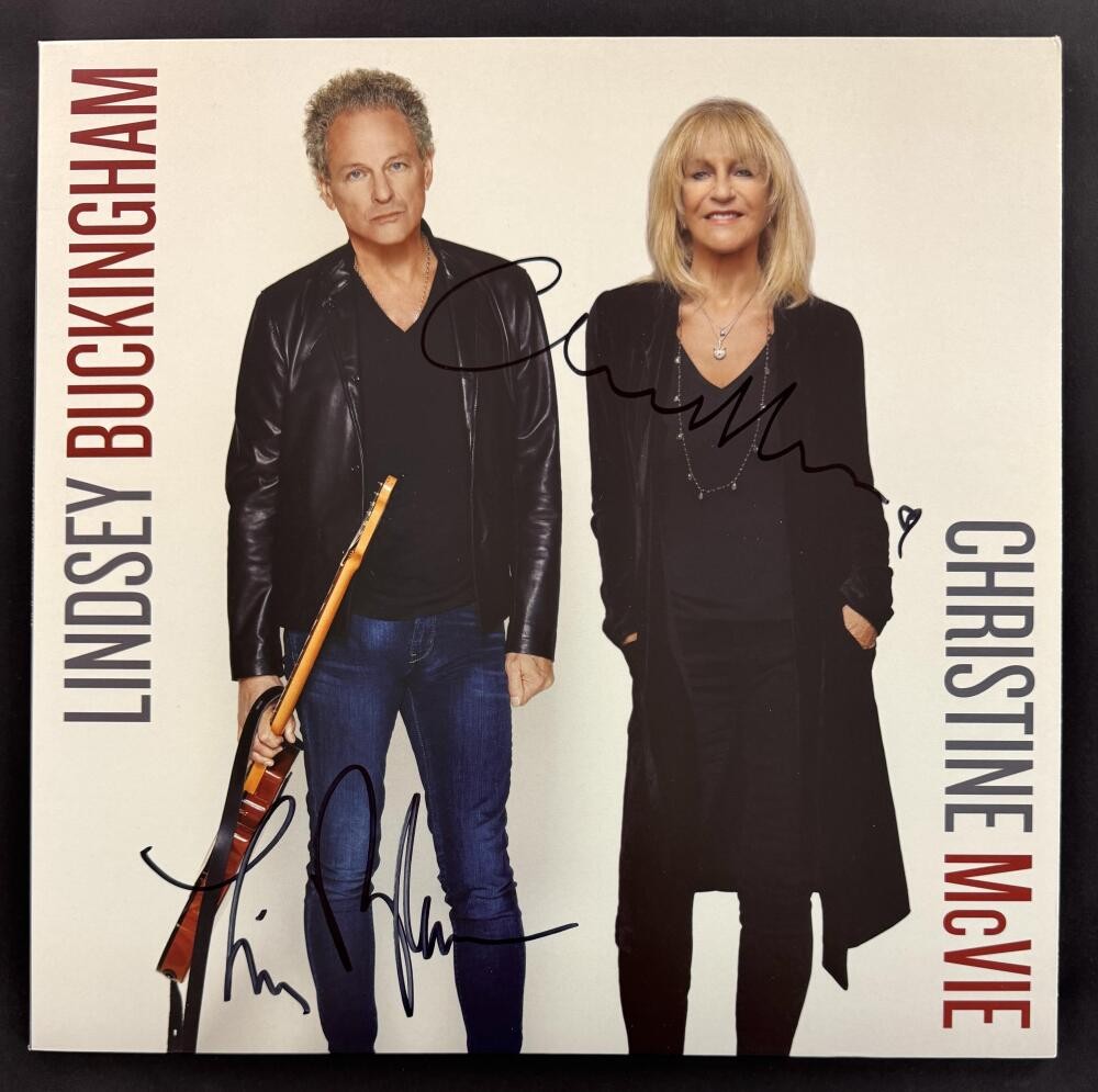 Lindsey Buckingham & Christine McVie Signed Autograph Album Vinyl ...