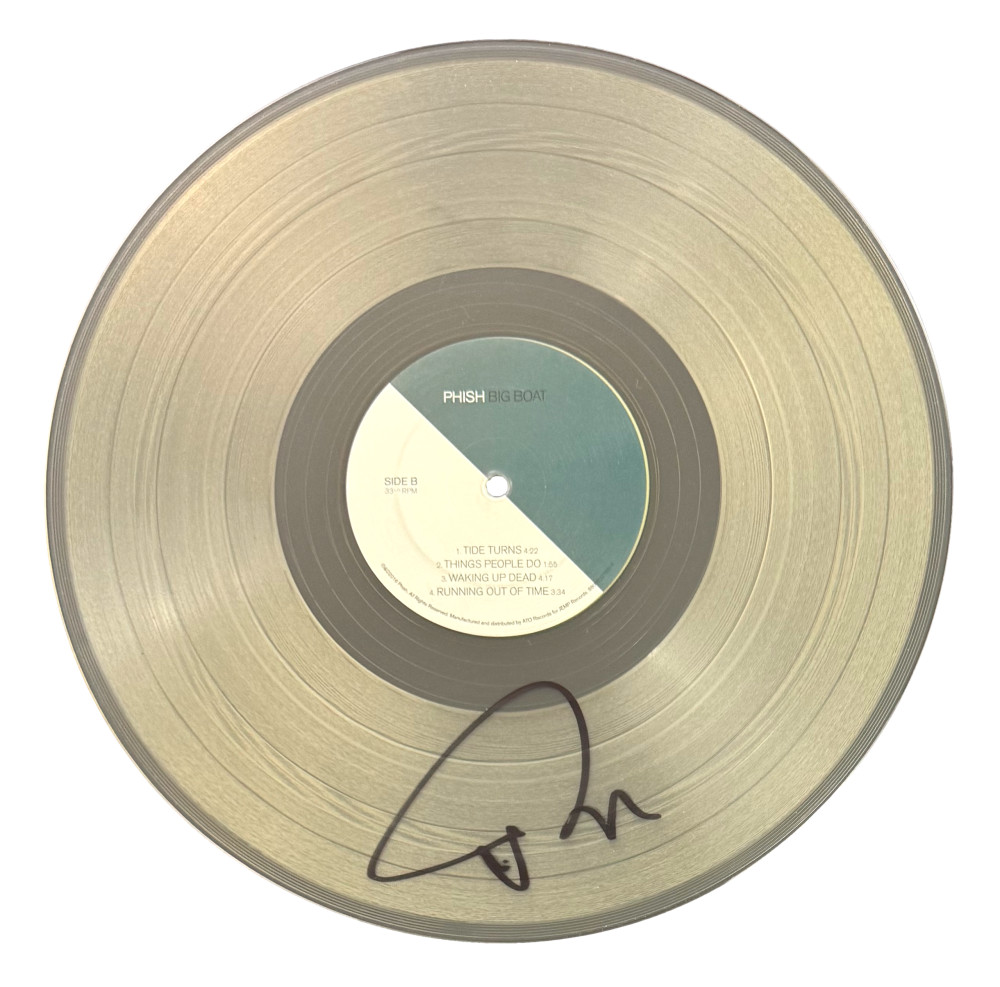 Trey Anastasio Phish Signed Autograph Album Vinyl Record Disc - Big ...
