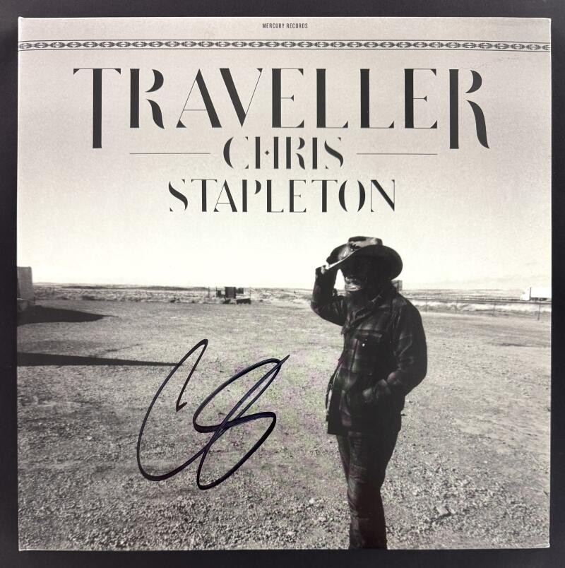Chris Stapleton Signed Autograph Album Vinyl Record LP - Traveller w ...