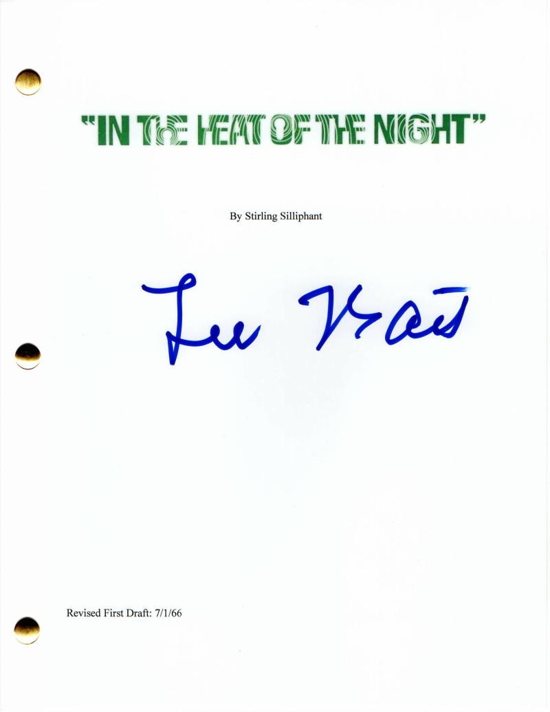 LEE GRANT SIGNED AUTOGRAPH -IN THE HEAT OF THE NIGHT MOVIE SCRIPT ...