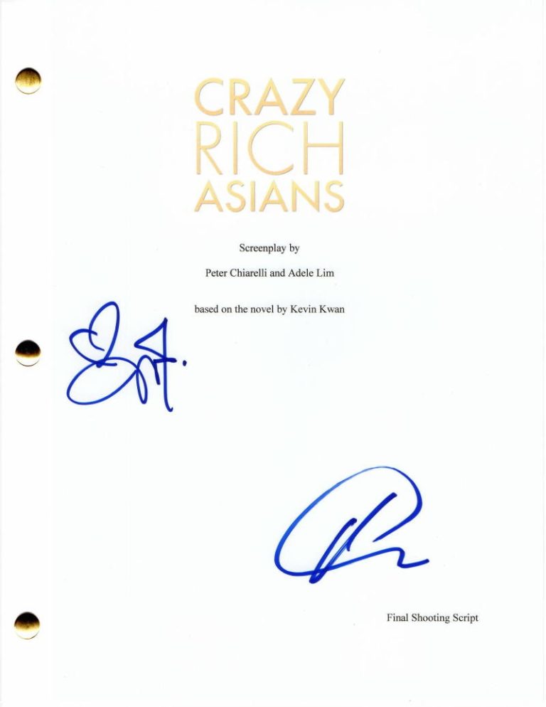 MICHELLE YEOH & HENRY GOLDING SIGNED AUTOGRAPH - CRAZY, RICH ASIANS ...