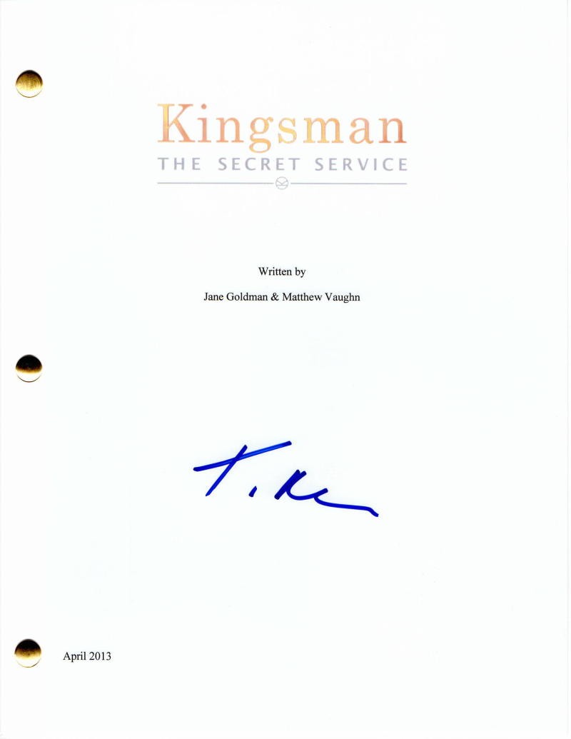 TARON EGERTON SIGNED AUTOGRAPH - KINGSMAN: THE SECRET SERVICE FULL ...