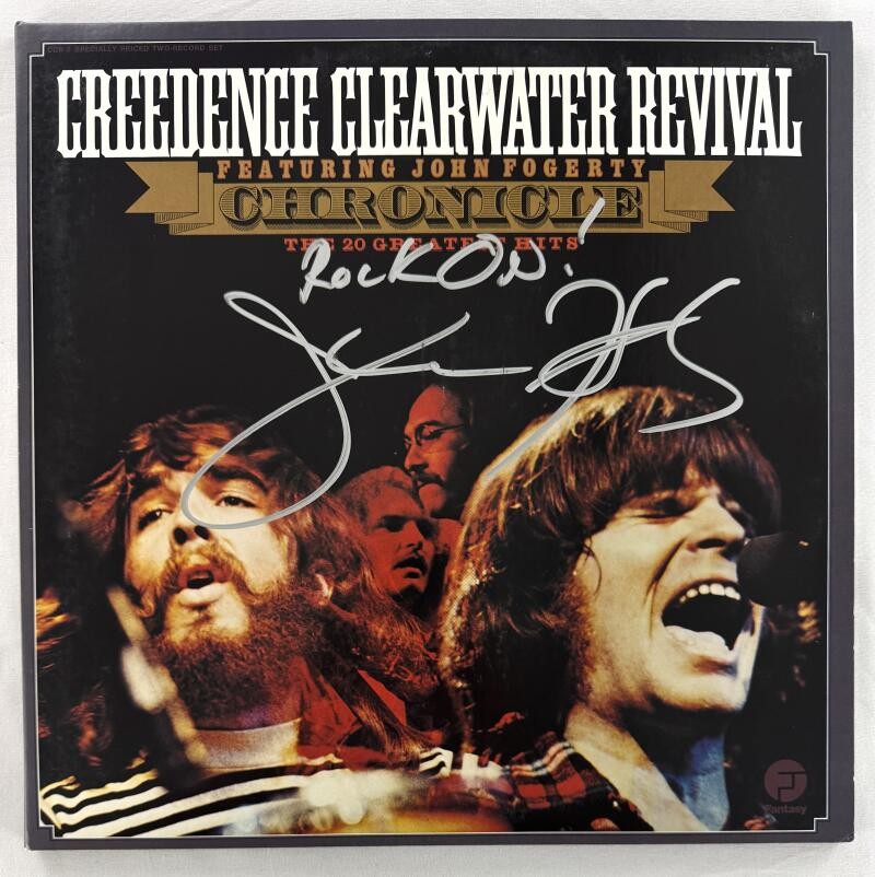John Fogerty Signed Autograph Creedence Clearwater Revival Album LP ...