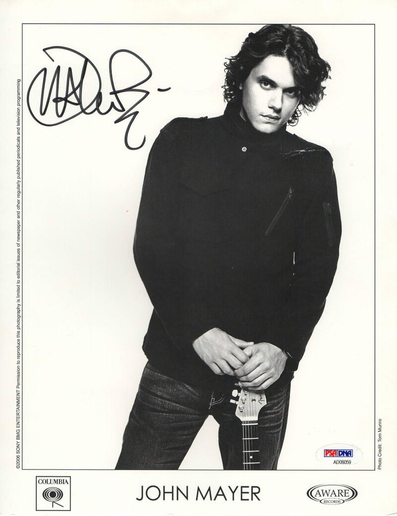 JOHN MAYER SIGNED AUTOGRAPH 8x10 PHOTO - GRATEFUL DEAD & COMPANY STUD ...