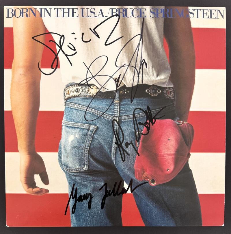 Bruce Springsteen E Street Band Signed Autograph Album Vinyl Record ...