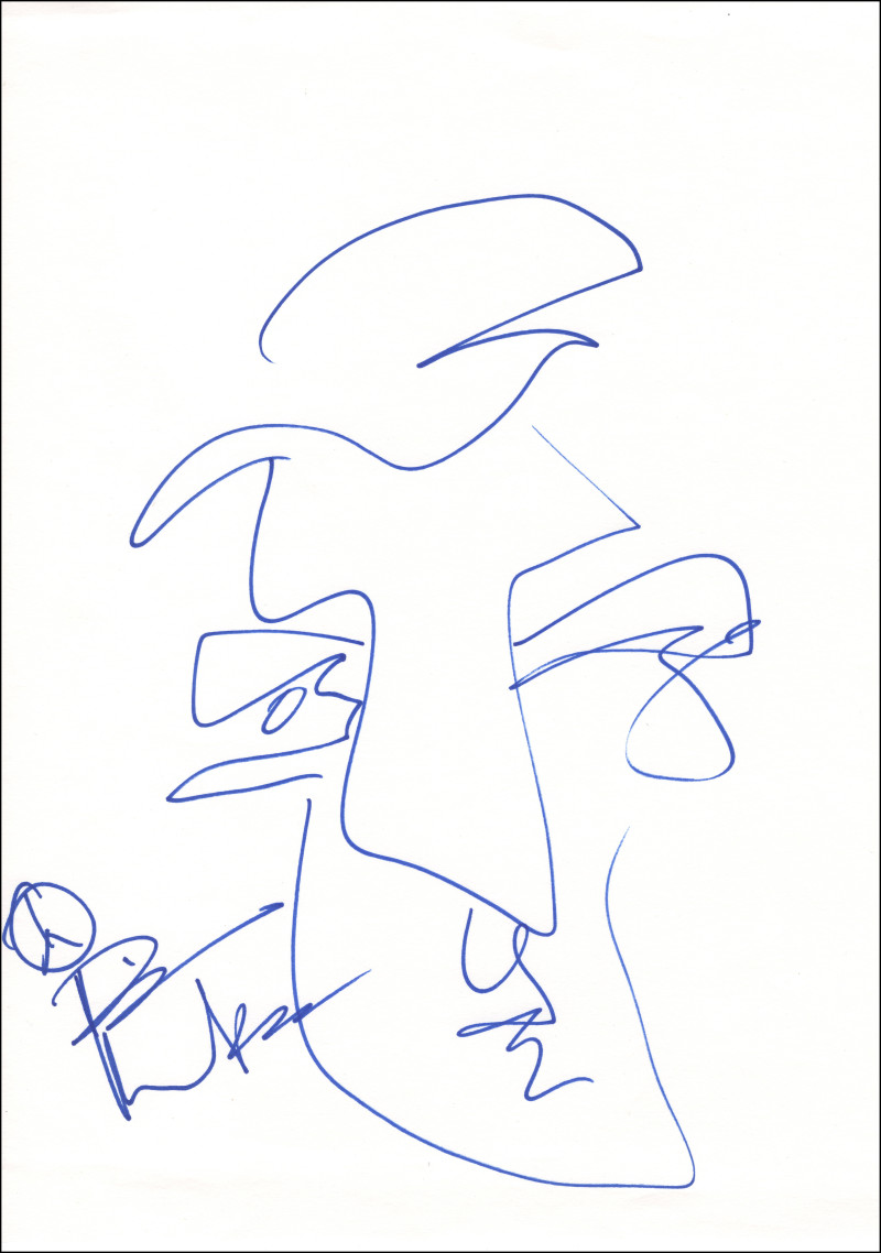 Dave Matthews Signed Autograph 10x14 Original Art Hand Drawn Huge ...