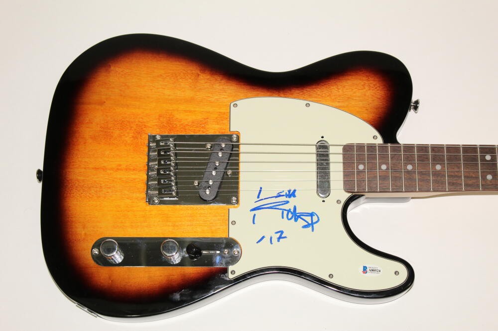 KEITH RICHARDS SIGNED AUTOGRAPH FENDER TELECASTER GUITAR - ROLLING ...