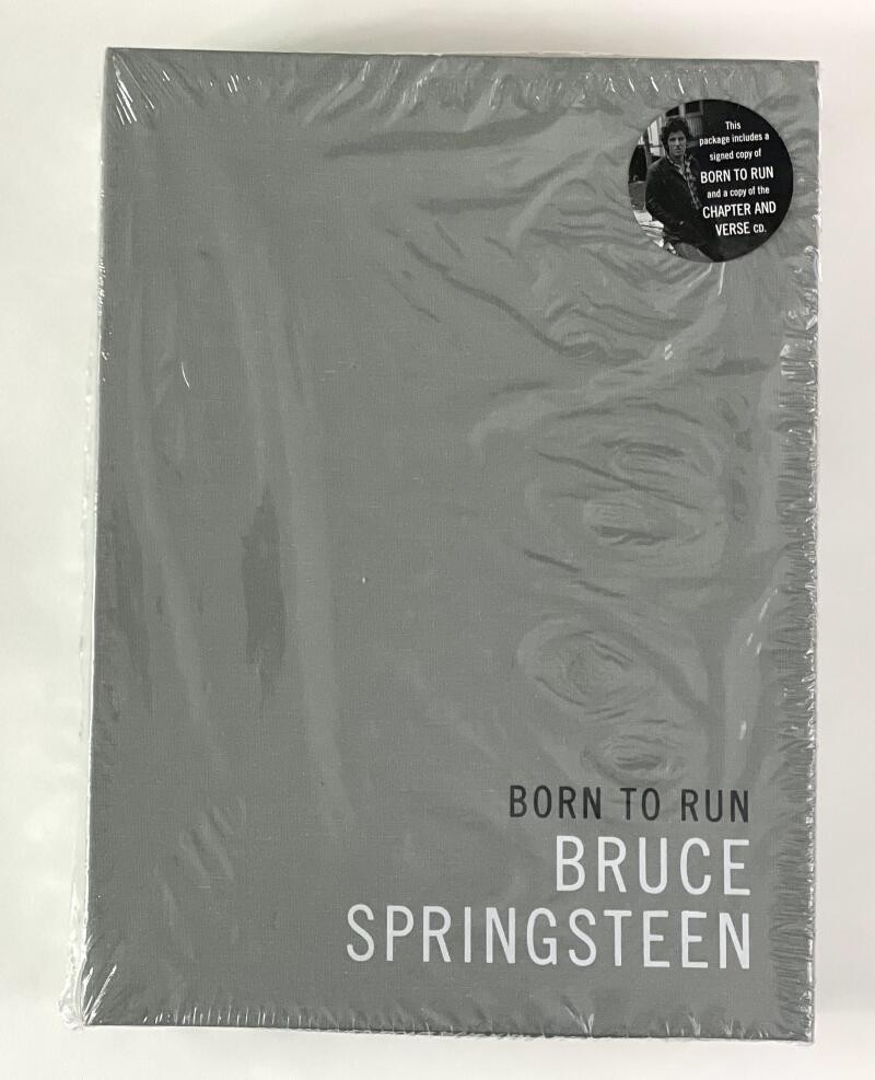 BRUCE SPRINGSTEEN SIGNED AUTOGRAPH SEALED LE "BORN TO RUN" BOOK & CD ...